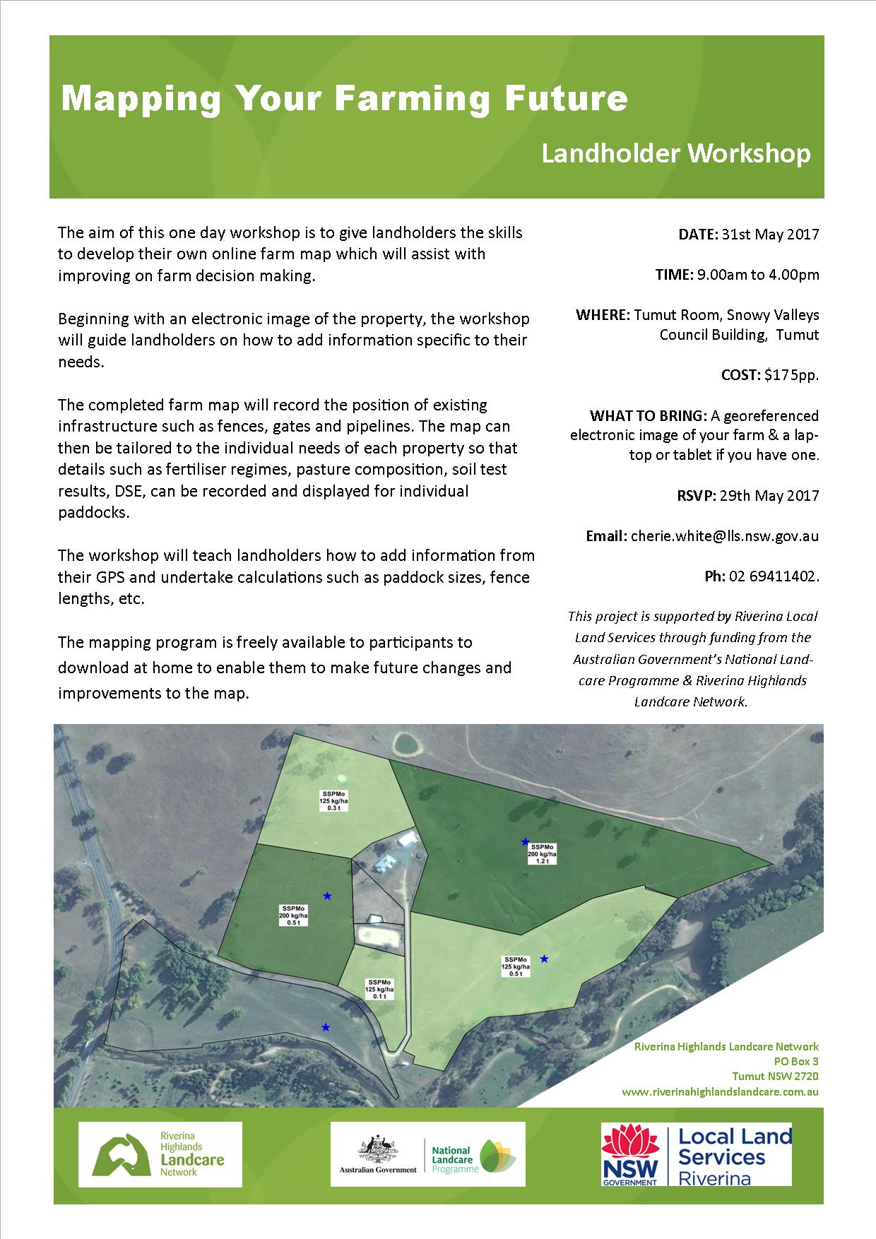 Mapping Your Farming Future | Riverina Highlands Landcare Network